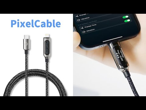 PixelCable: The App-Controlled Charging Cable with a Screen – TechAcute