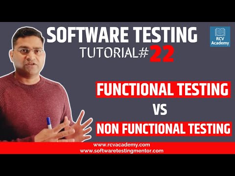 Functional Testing vs Non-functional Testing