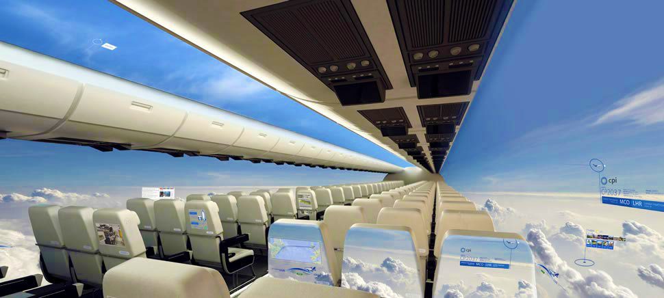 New OLED Technology Used to Build Transparent Airplanes
