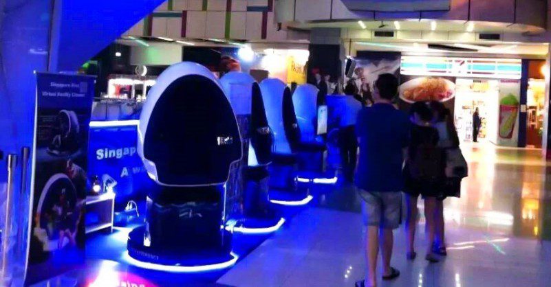 Experiencia de realidad virtual 9D llevada a los centros comerciales ...