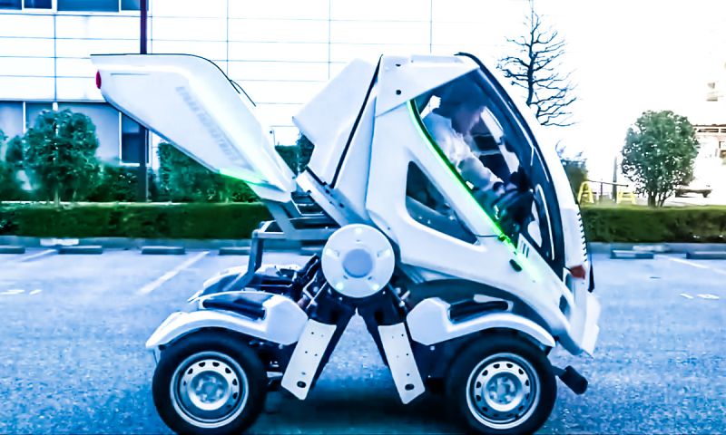 Gundam Father Works on Foldable Car – TechAcute