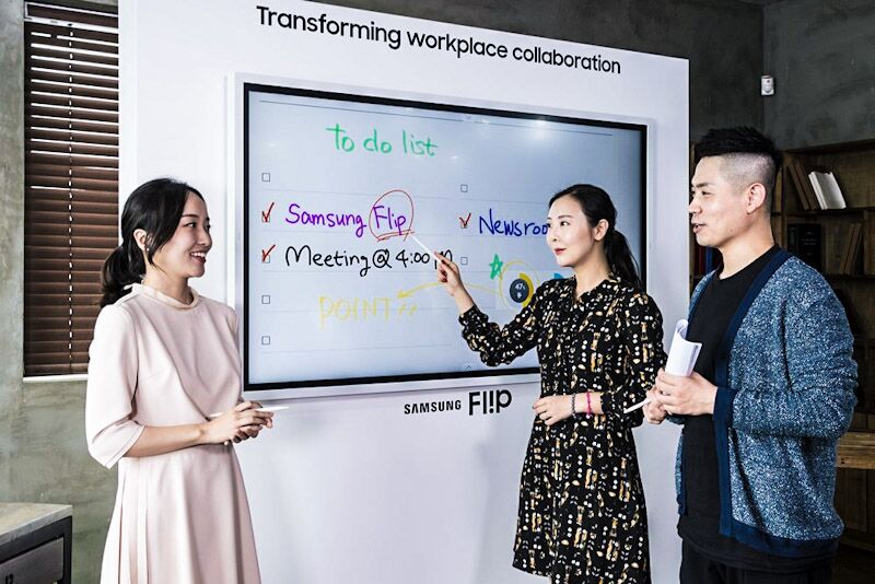 New Samsung Flip Makes Workplace Collaboration Smarter – TechAcute