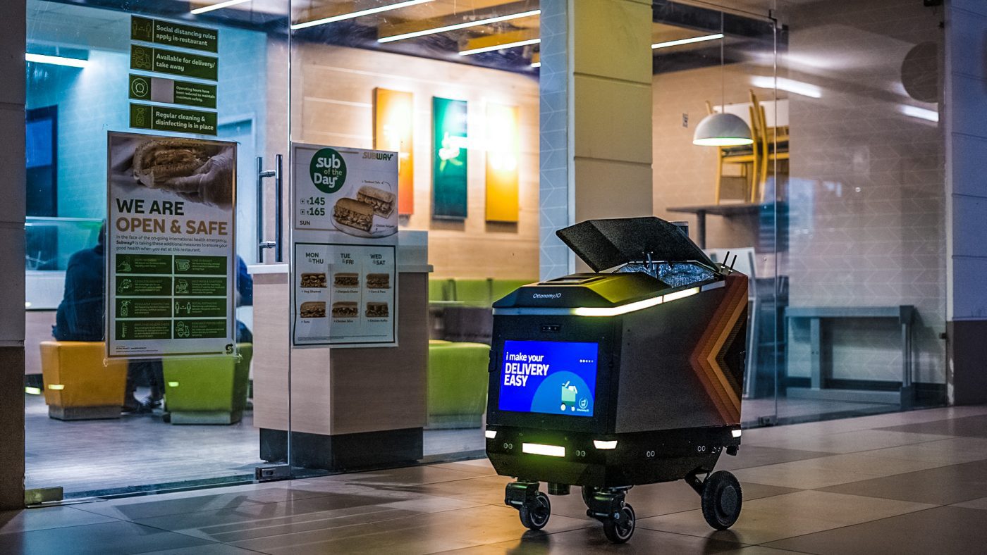 Ottonomy Introduces Robots for Delivering Food in Many Places