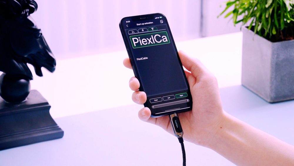 PixelCable: el cable de carga controlado por aplicación con pantalla ...
