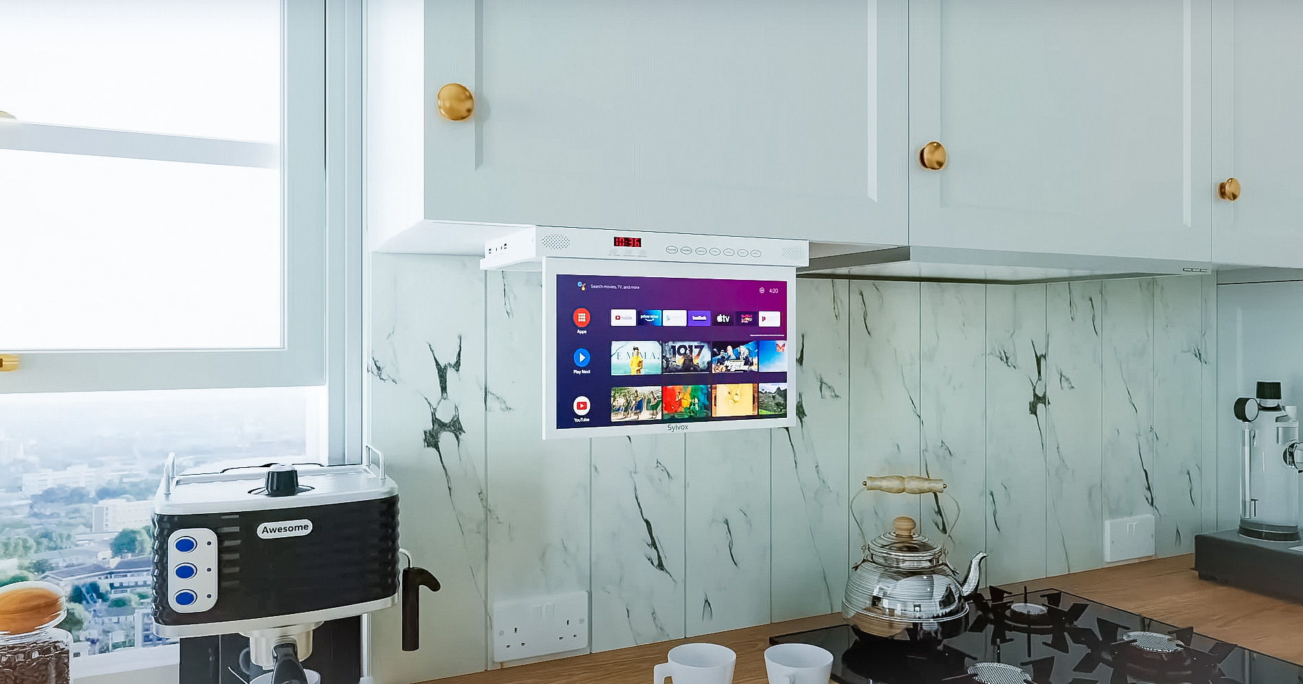 Entertainment Now: Sylvox Kitchen TV for Under-Cabinet [Review] – TechAcute